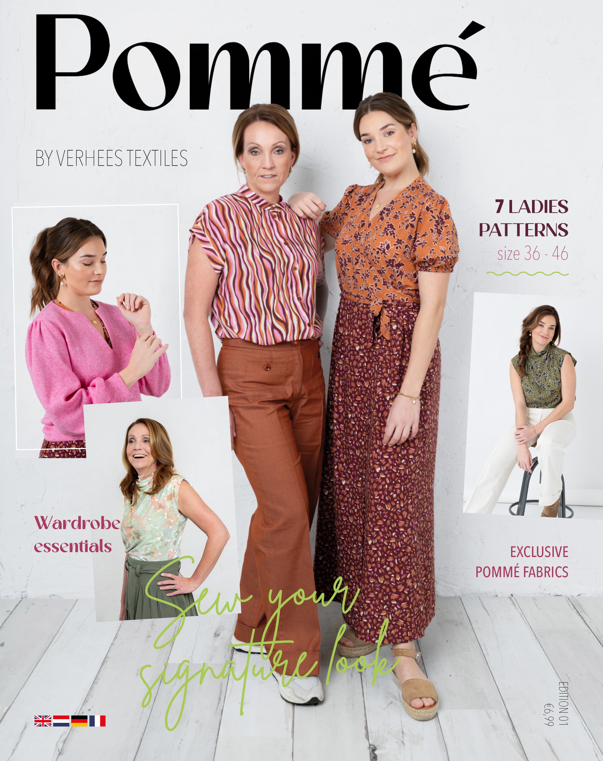 Magazine Pommé - couture femme - n°1 – C'est du Joly