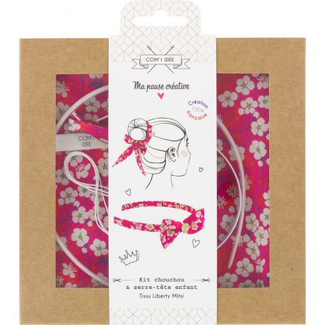 Kit couture chouchou et serre-tête enfant en liberty Mitsi - (prix pou ...