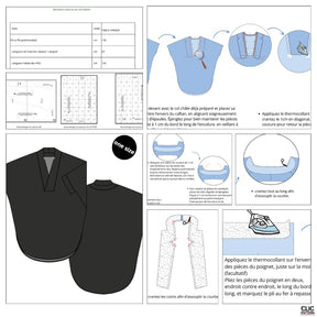 PDF - Patron digital du caftan Zaho de Clic Pattern taille unique (fr ...