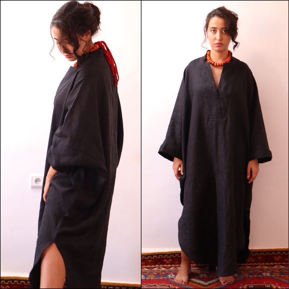 PDF - Patron digital du caftan Zaho de Clic Pattern taille unique (fr ...