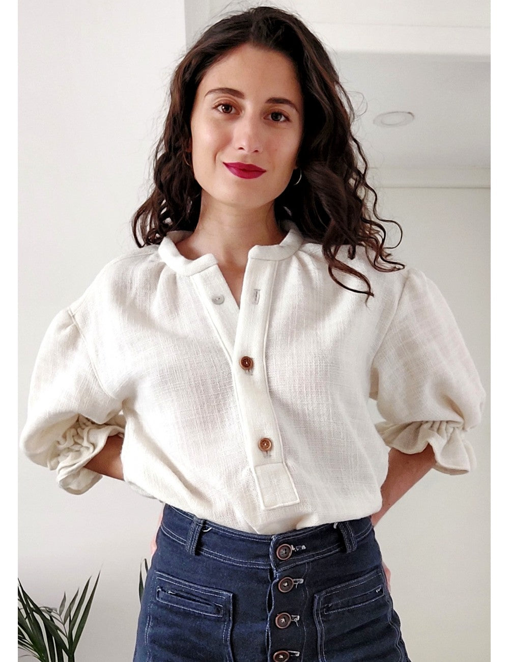 PDF - Patron digital de la blouse Beryl de Modulab Studio du 34 au 50 – C'est du Joly